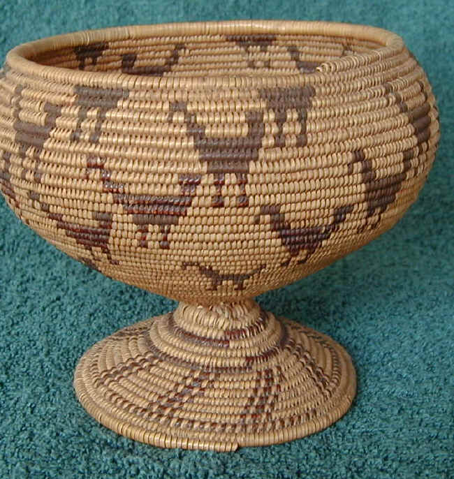 Indian Baskets of California - Maidu Bowls - from CaliforniaBaskets.Com